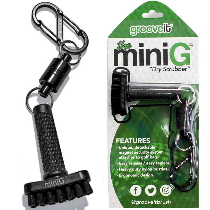 Grooveit miniG – Compact Dry Golf Club Cleaner with Magnetic Clip ...