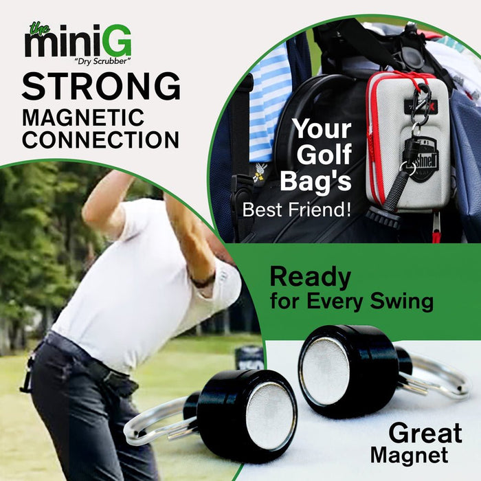 Grooveit miniG – Compact Dry Golf Club Cleaner with Magnetic Clip ...