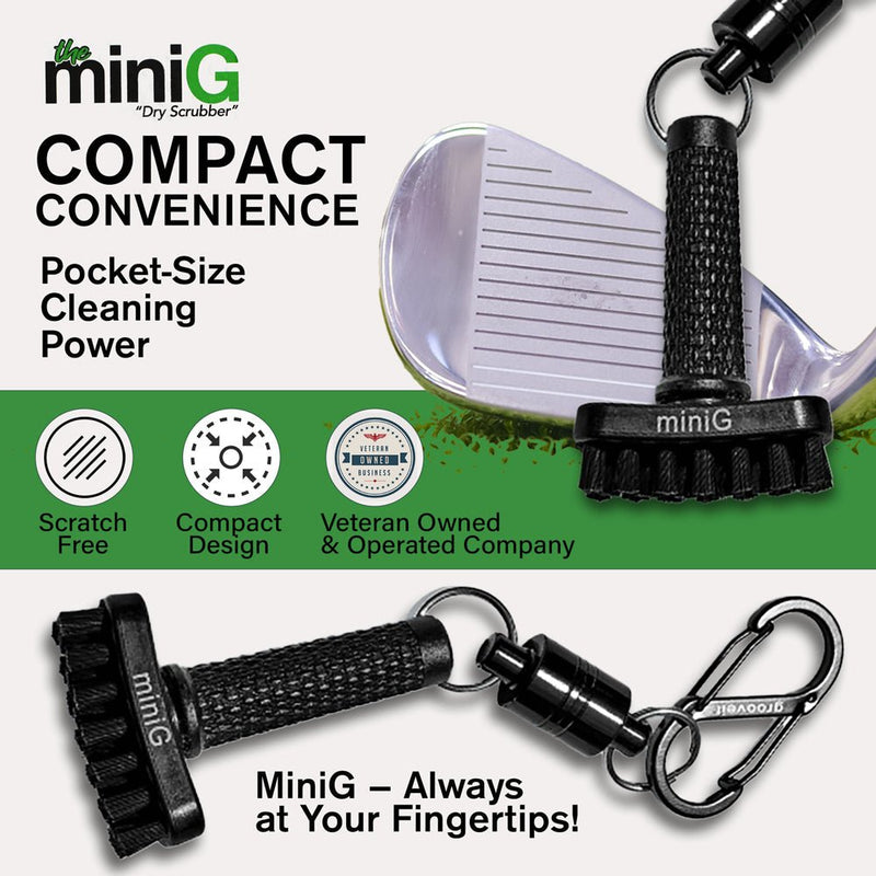 Grooveit miniG – Compact Dry Golf Club Cleaner with Magnetic Clip ...